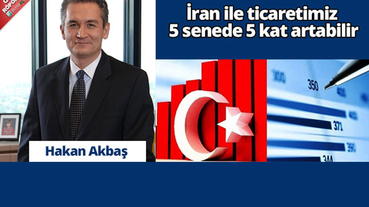 Hakan Akbaş: İran ile ticaretimiz 5 senede 5 kat artabilir